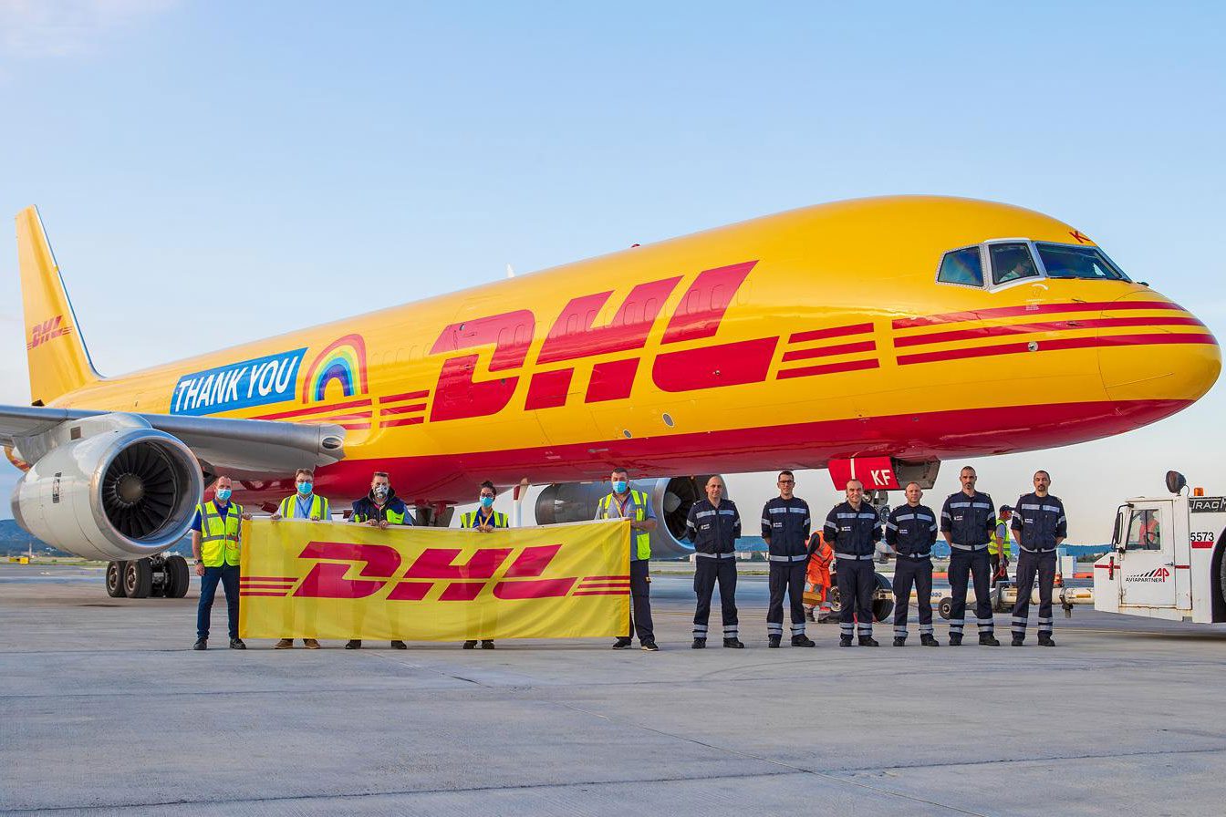 DHL témoigne sa reconnaissance envers ses collaborateurs : boeing 757 ...